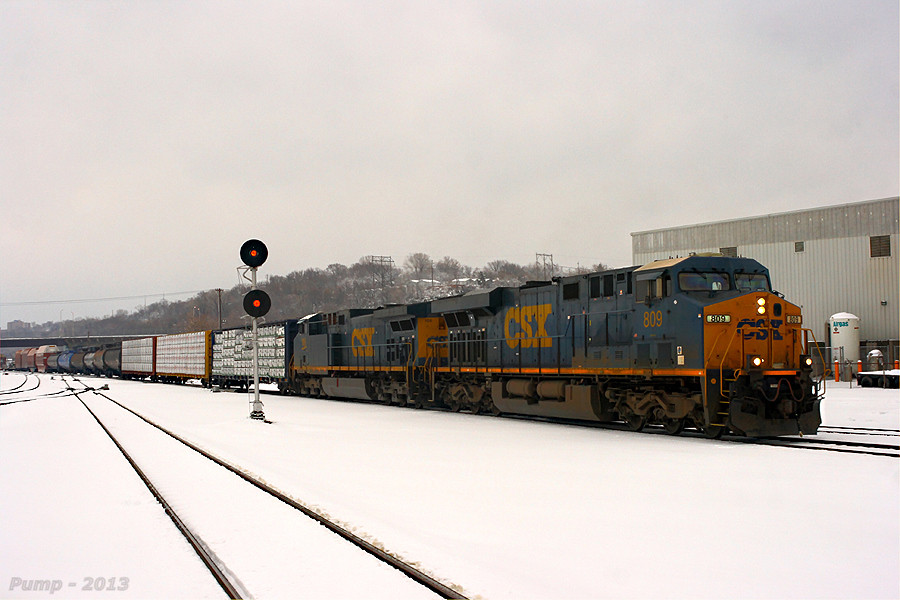 Westbound BNSF Mixed Freight Train